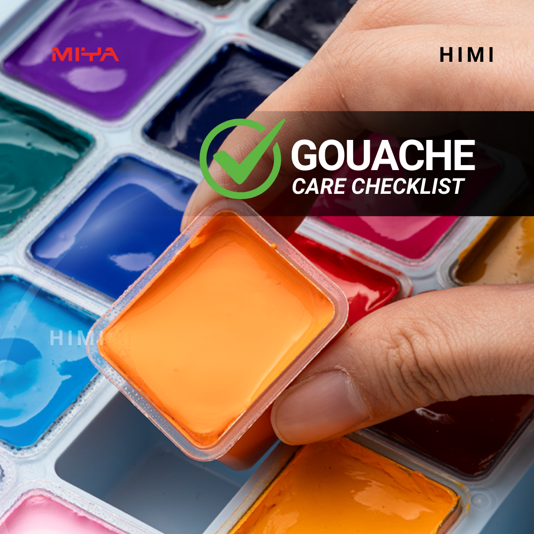 Buy original HIMI - Twin cup Gouache Paint - 12 g x 112 colours from ...