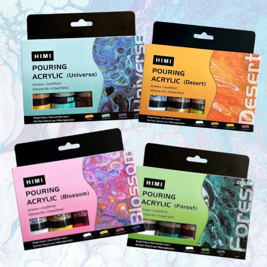 Buy original HIMI - Pouring Acrylic Paint Set - 4 COLOURS* 2 Oz from ...